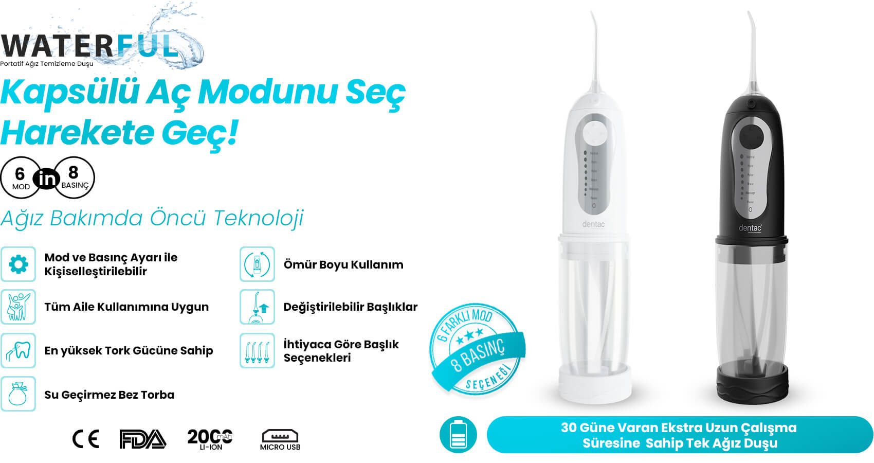 Waterful Ağız Duşu - Dentac Shop